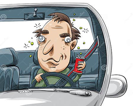 Drunk Driver stock illustration. Illustration of intoxicated - 22242068