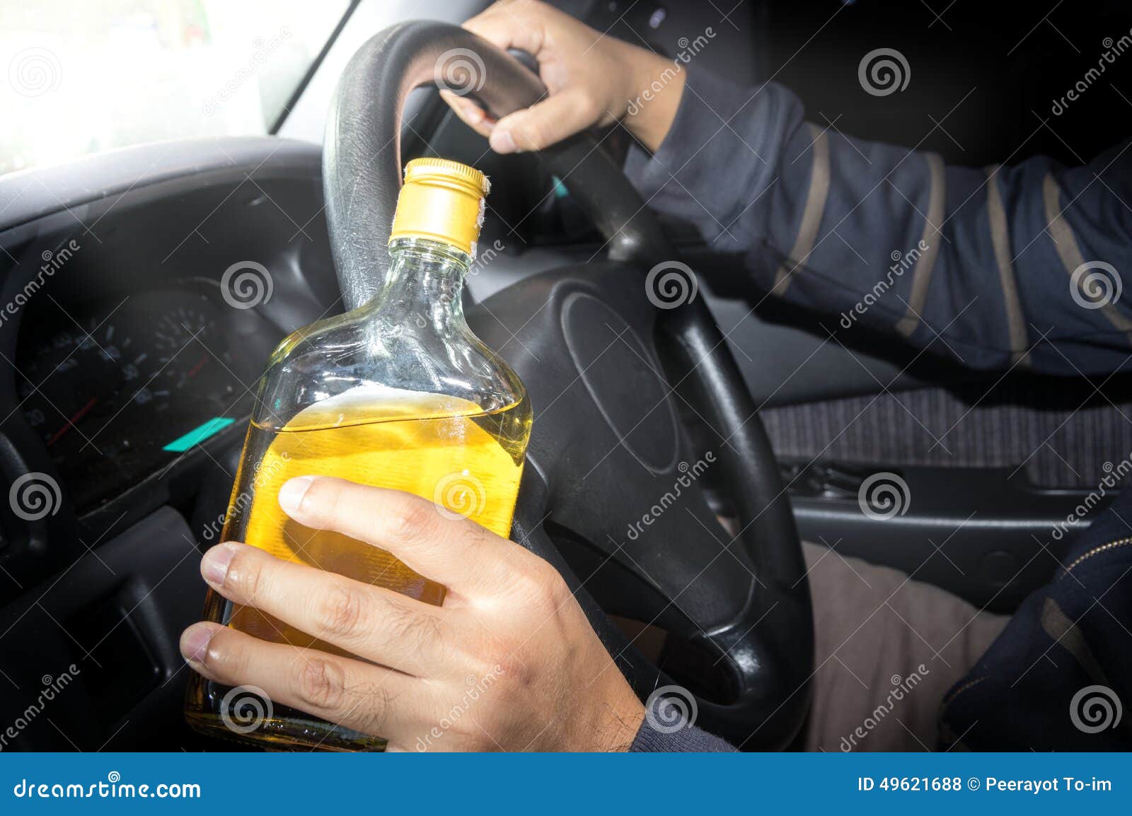 Drunk Driver,social Problem Concept. Stock Photo - Image of forbidden ...