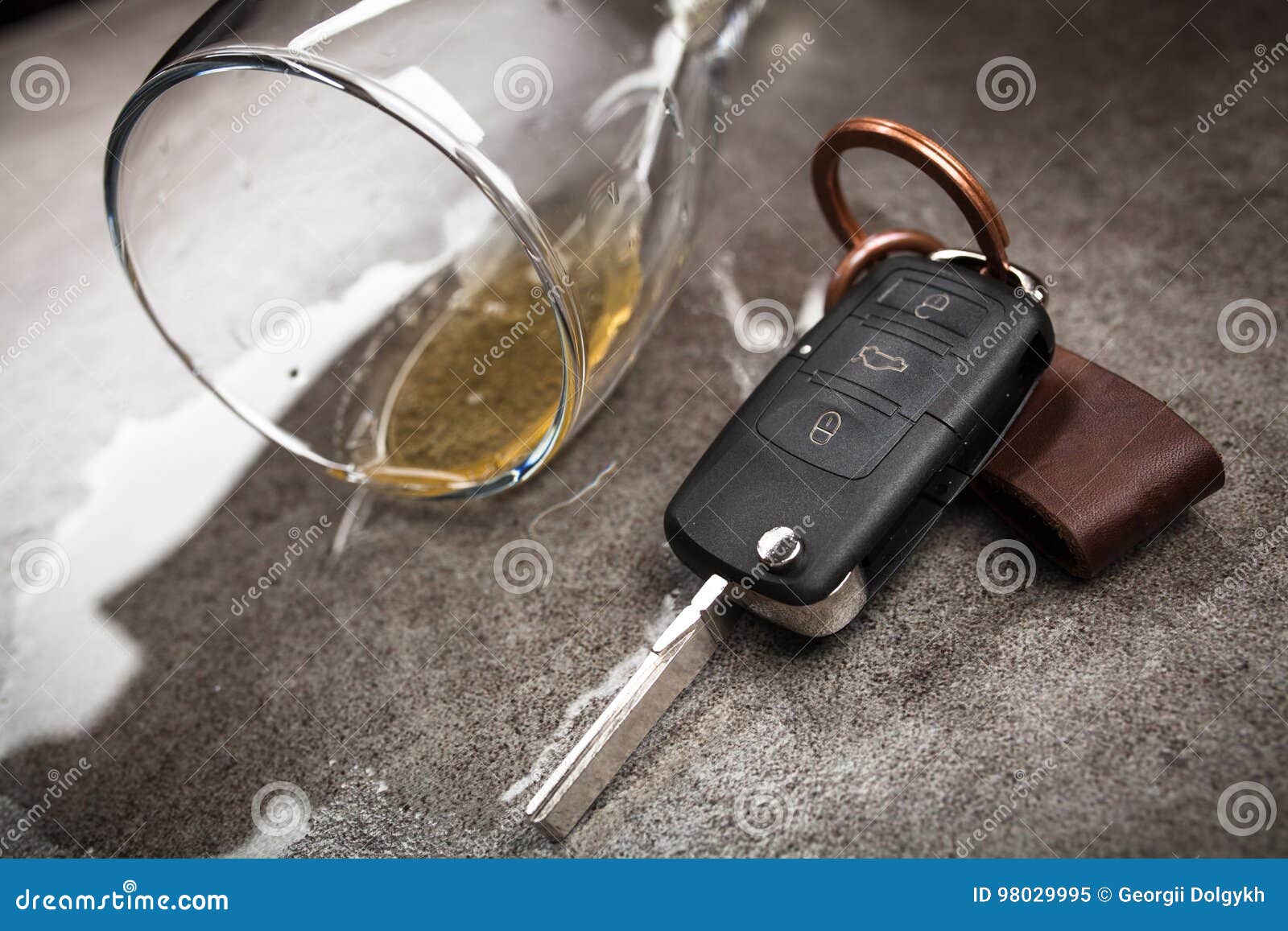 DUI, DWI, Drunk Driving And Alcoholism Concept With Car Keys Next To A ...