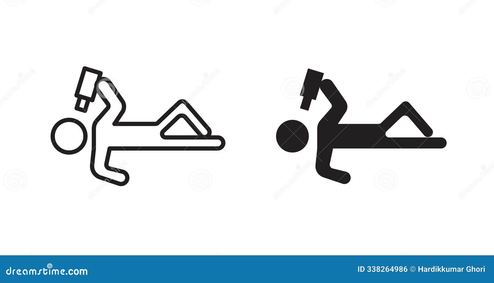 Drunk Human Thin Line Vector Icon Set Stock Vector - Illustration of ...