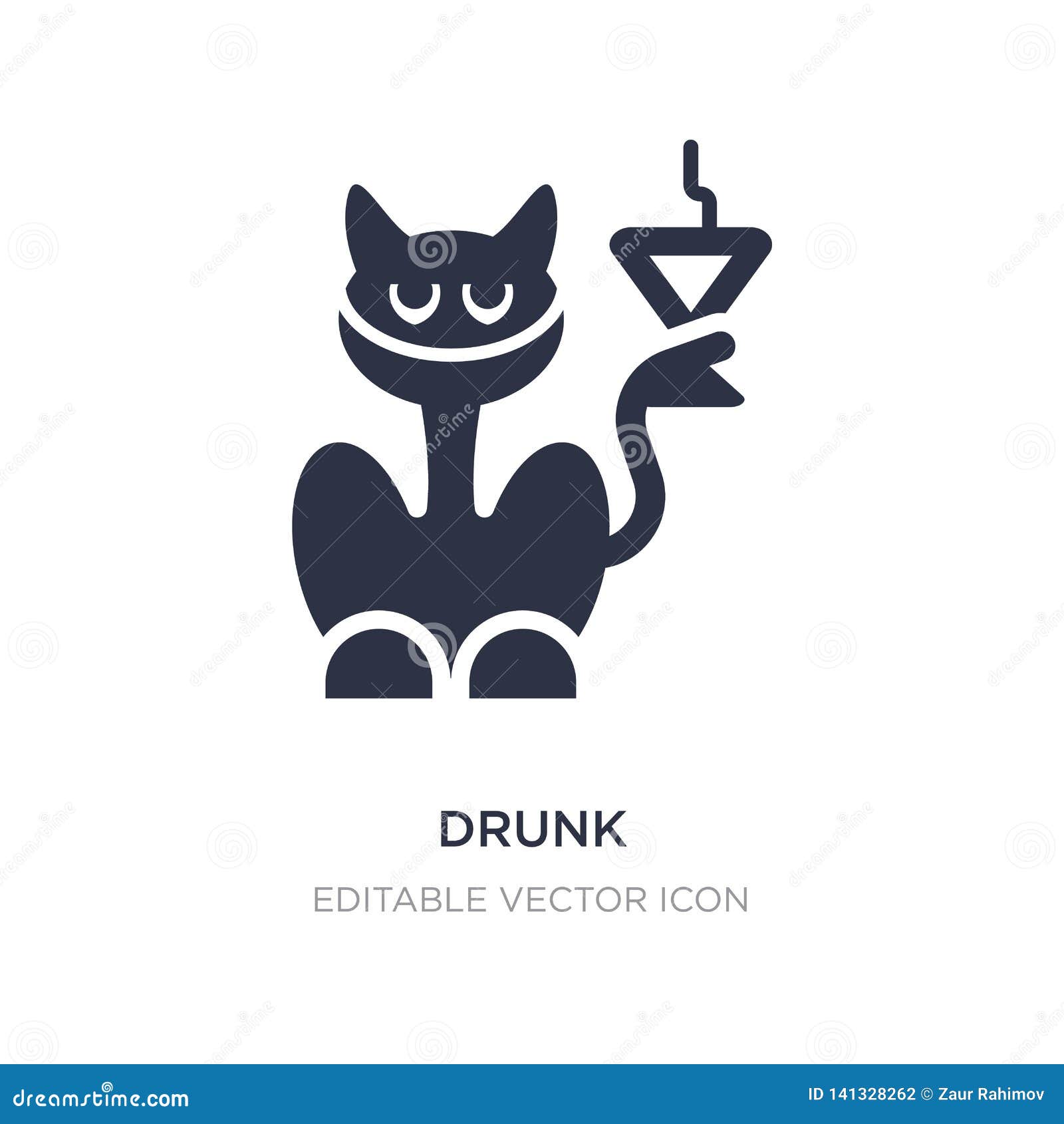 Drunk Icon on White Background. Simple Element Illustration from ...