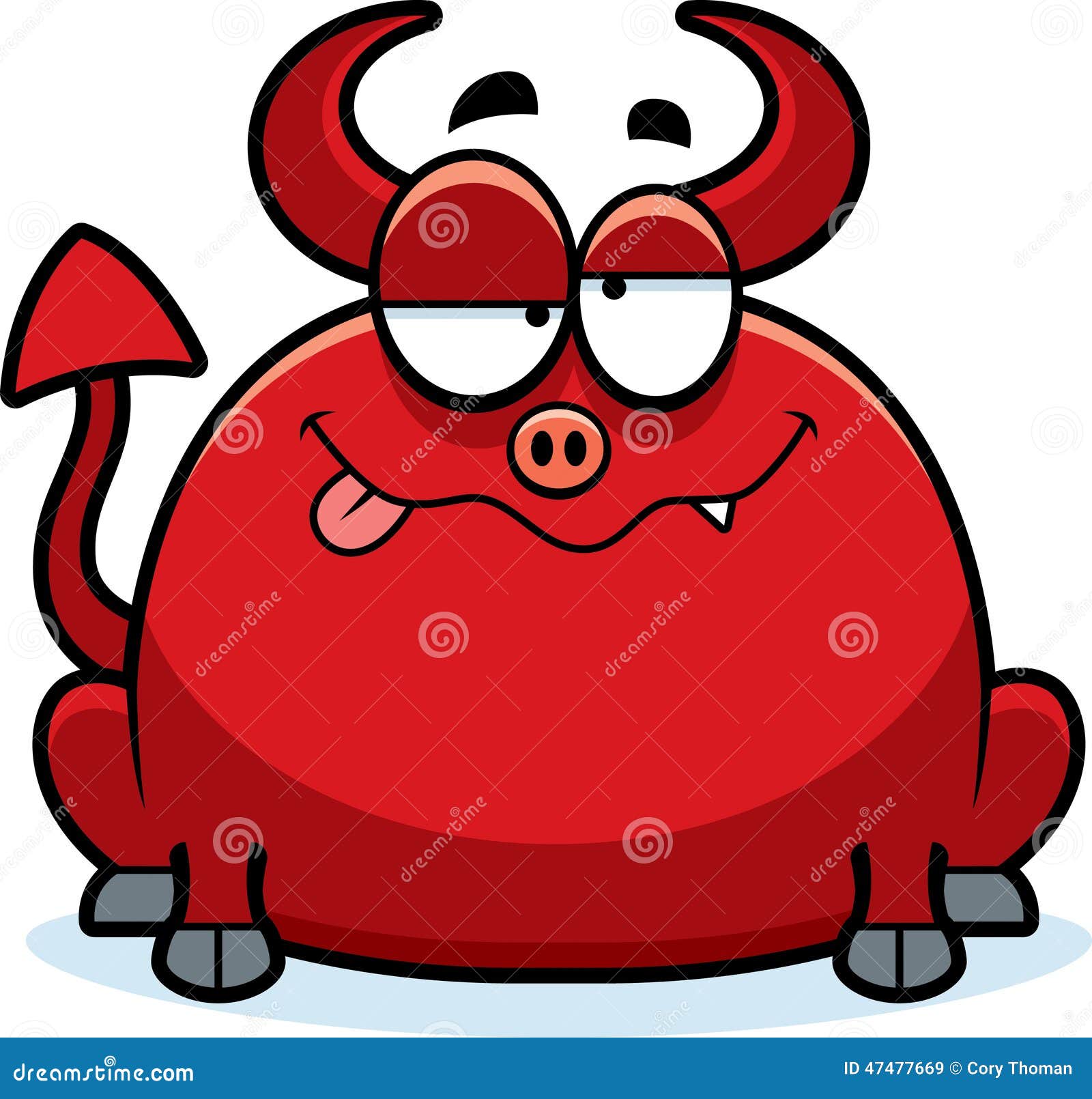 Drunk Little Devil stock vector. Illustration of demon - 47477669