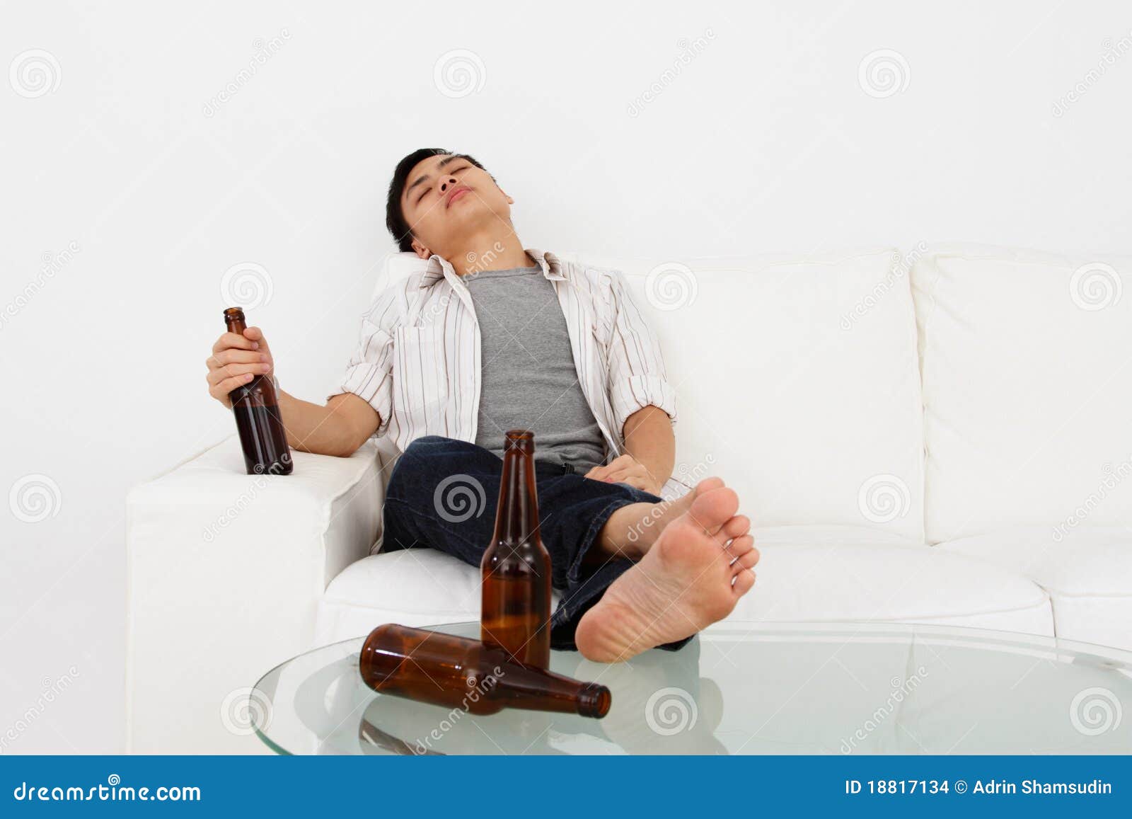 Drunk man stock photo. Image of young, view, napping - 18817134