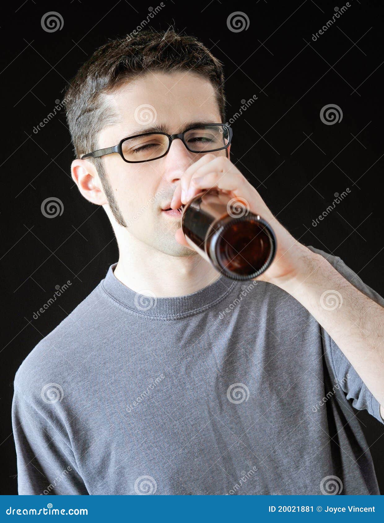 Drunk man stock image. Image of beverage, black, youth - 20021881