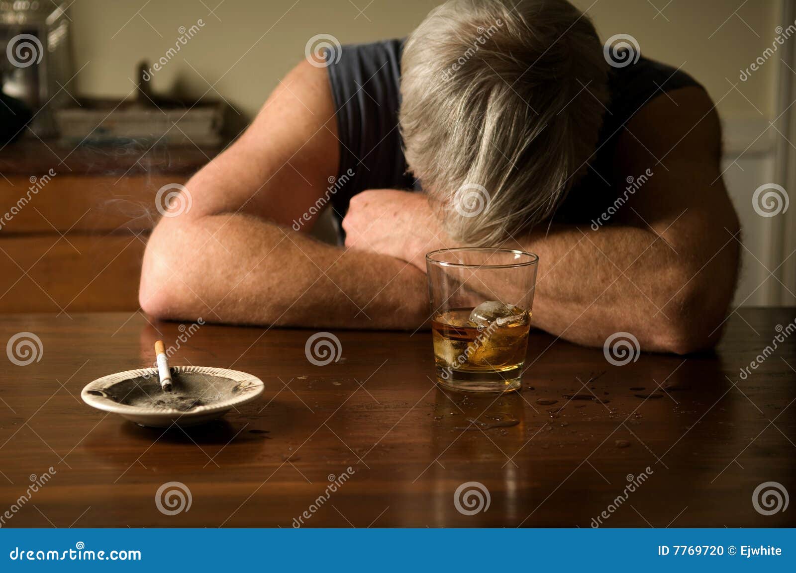 Drunk man stock photo. Image of decadent, self, crying - 7769720
