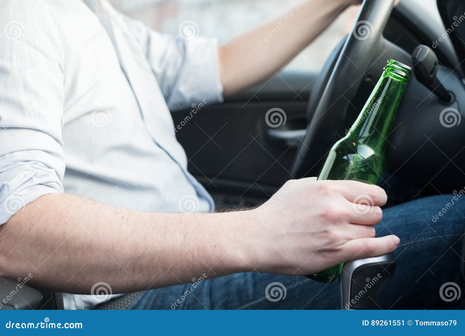 Drunk Man Driving Car and Falling Asleep Stock Image - Image of ...
