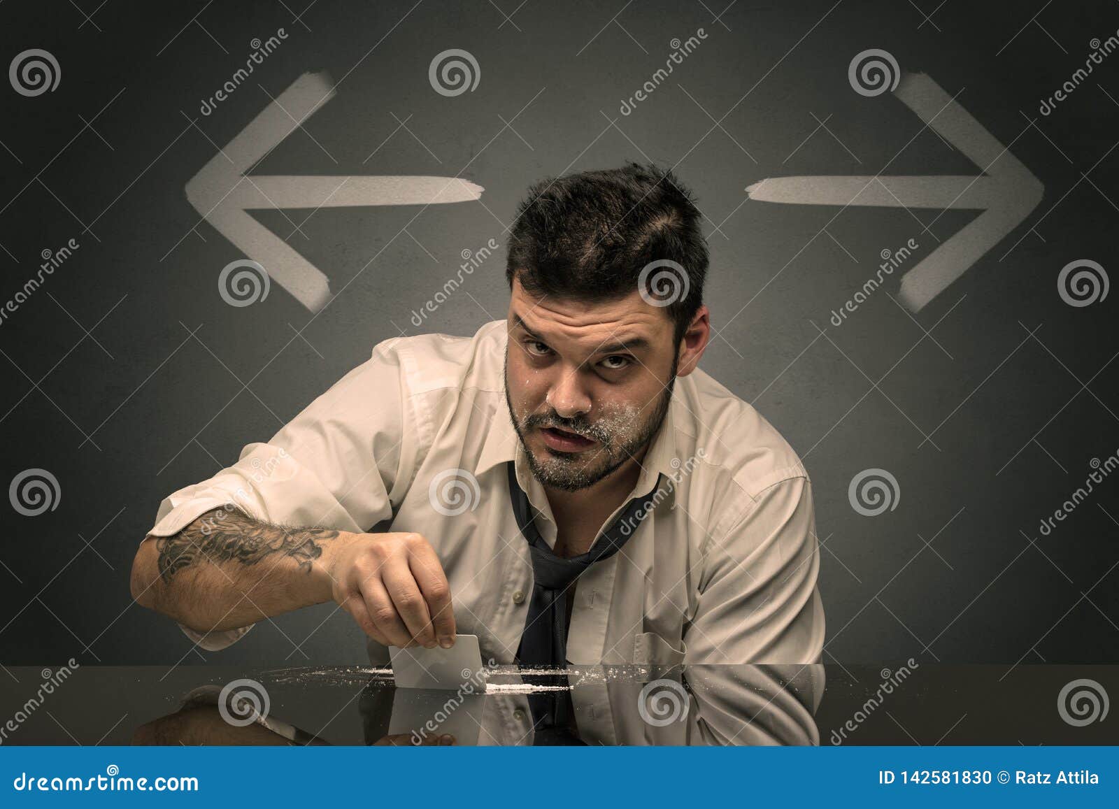 Drunk Man Sitting at Table with Arrows Around Stock Illustration ... Drunk Man Sitting at Table with Arrows Around Stock Illustration ...