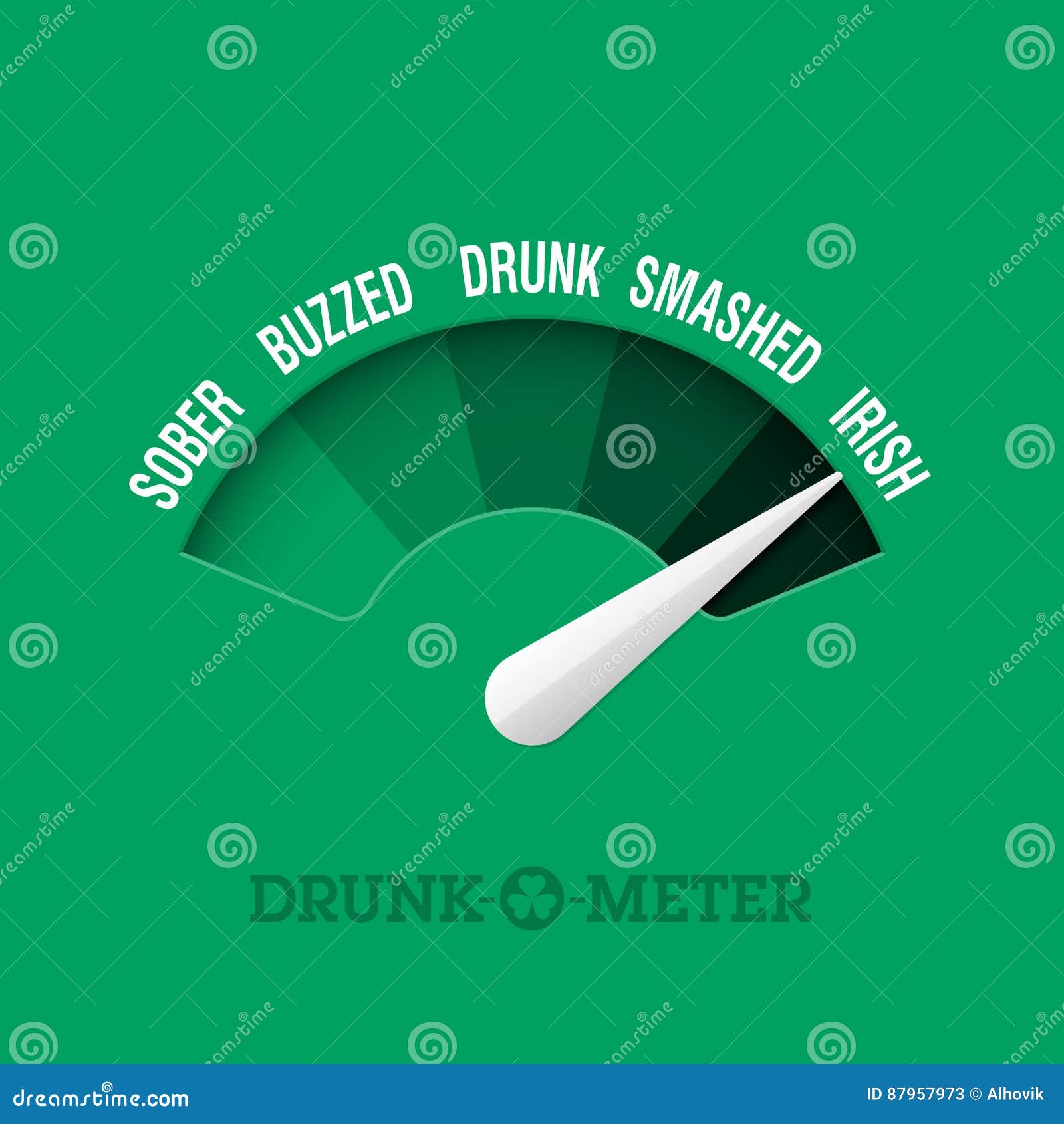 Drunk-O-Meter stock vector. Illustration of beer, drunkometer - 87957973