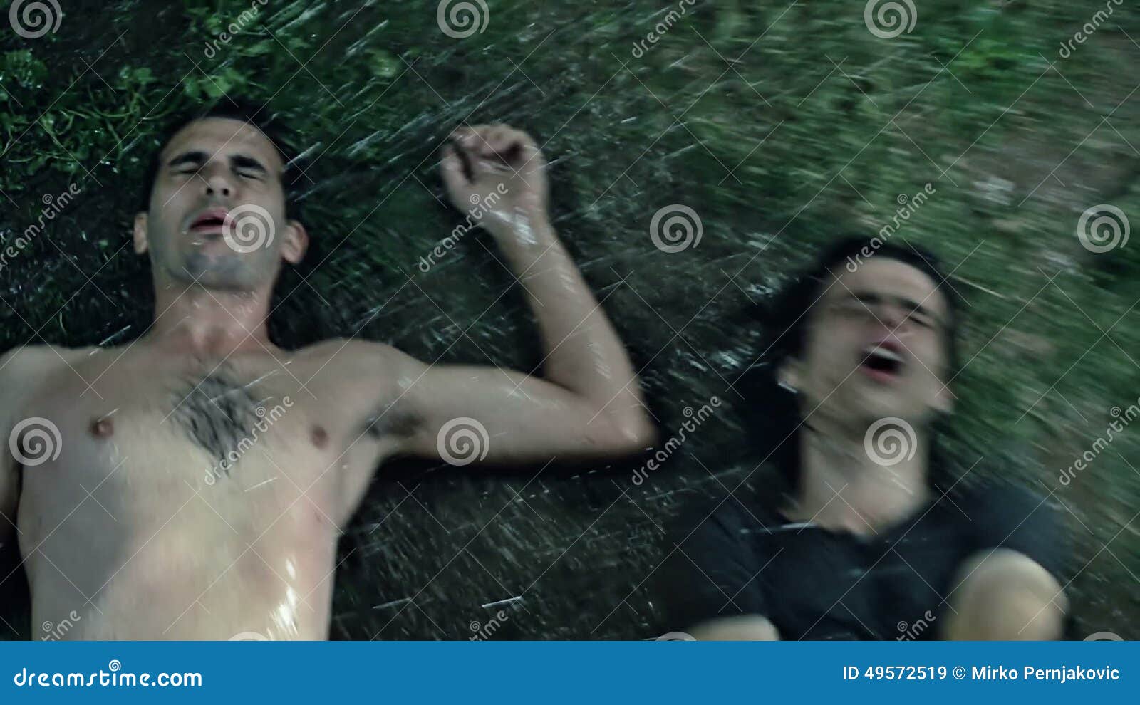 Drunk People Outside in the Mud and Rain Stock Video - Video of ...