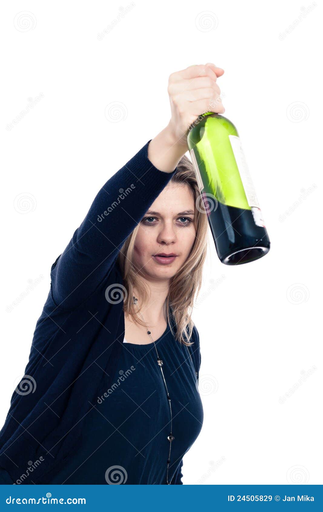 Drunk Woman Walking In Street Stock Photography | CartoonDealer.com ...