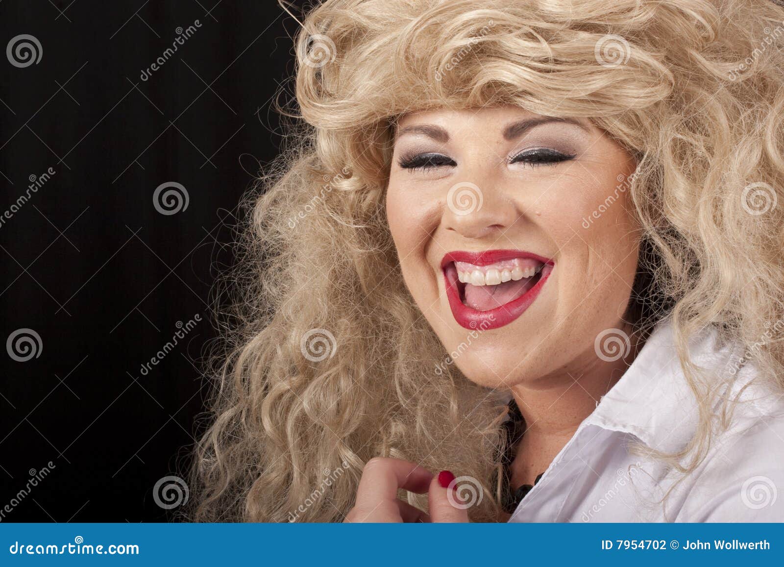 Drunk woman laughing stock photo. Image of black, intoxication - 7954702