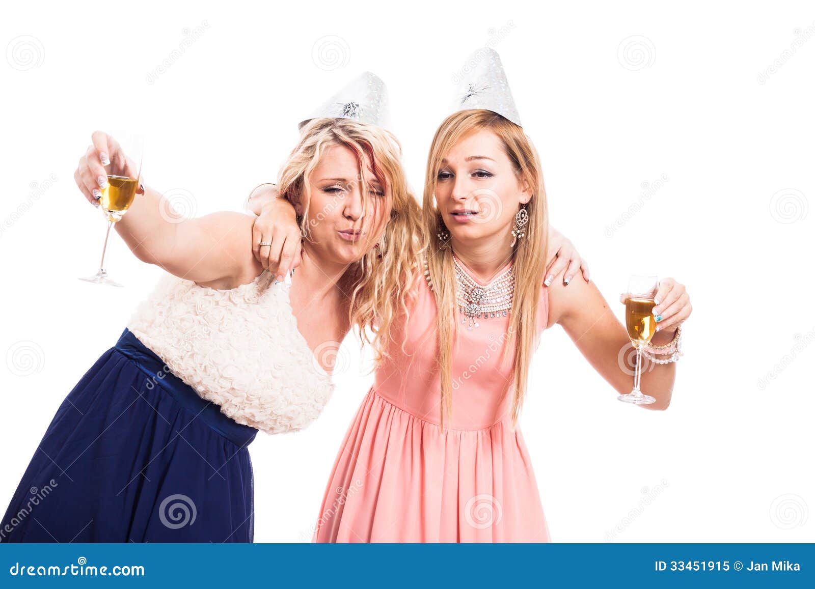 Drunk Women Celebrate Royalty Free Stock Photo - Image: 33451915
