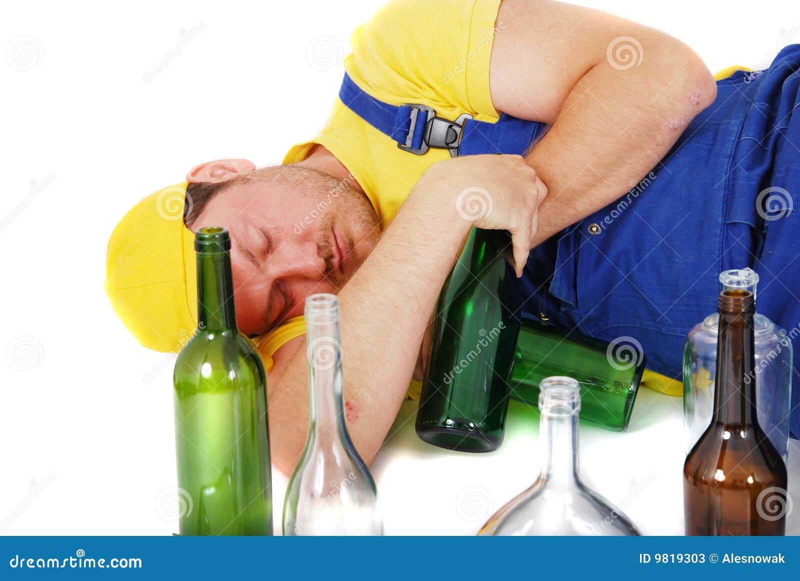 Drunk worker stock image. Image of mason, proletarian - 9819303