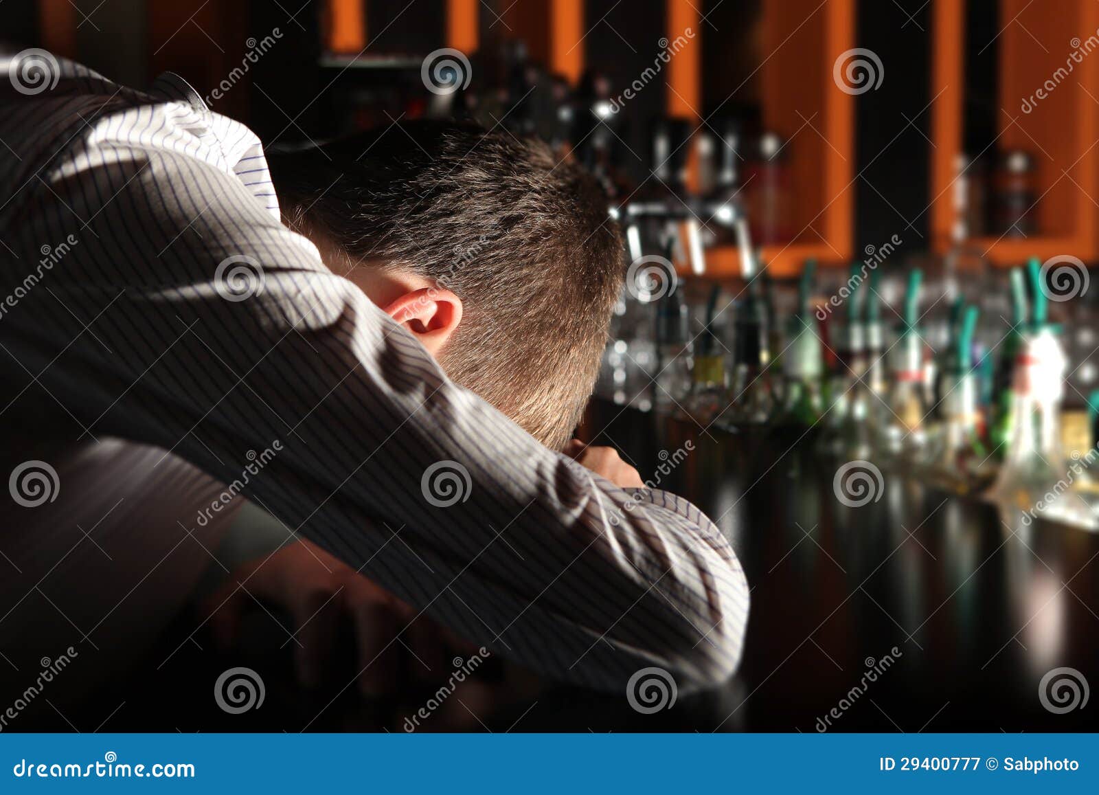 Drunk Guy At Bar