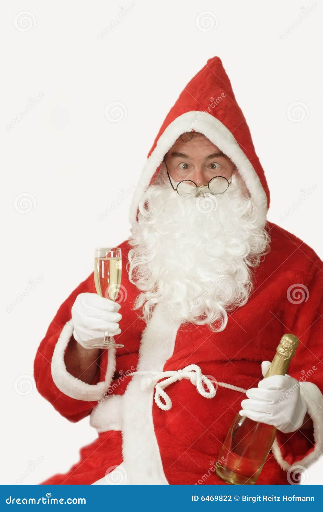 Drunken Santa stock photo. Image of white, cheerful, beard - 6469822