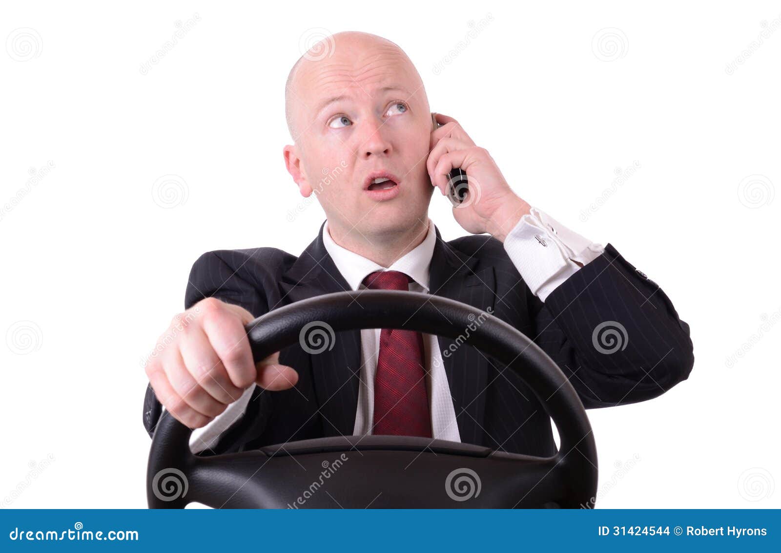 Drving mobile talk stock photo. Image of telephone, company - 31424544