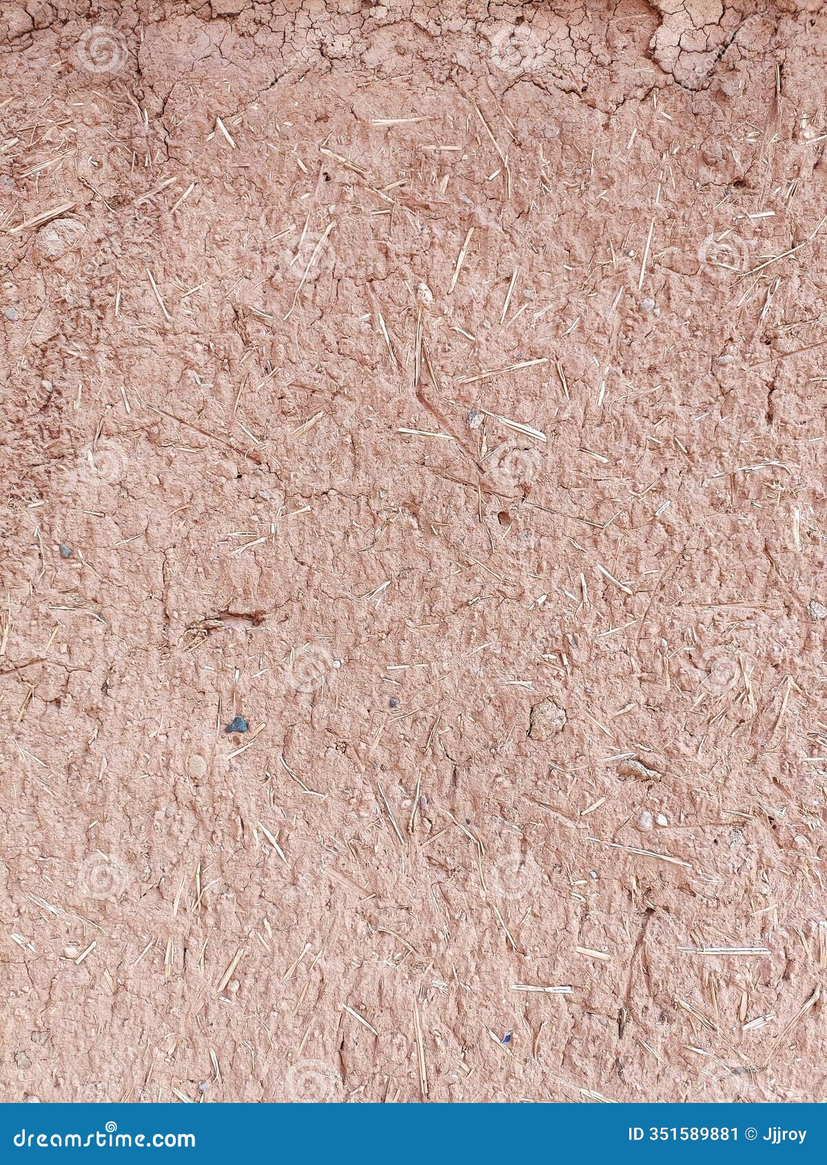 Dry Adobe Clay Wall with Bits of Straw Monochromatic Background Texture ...
