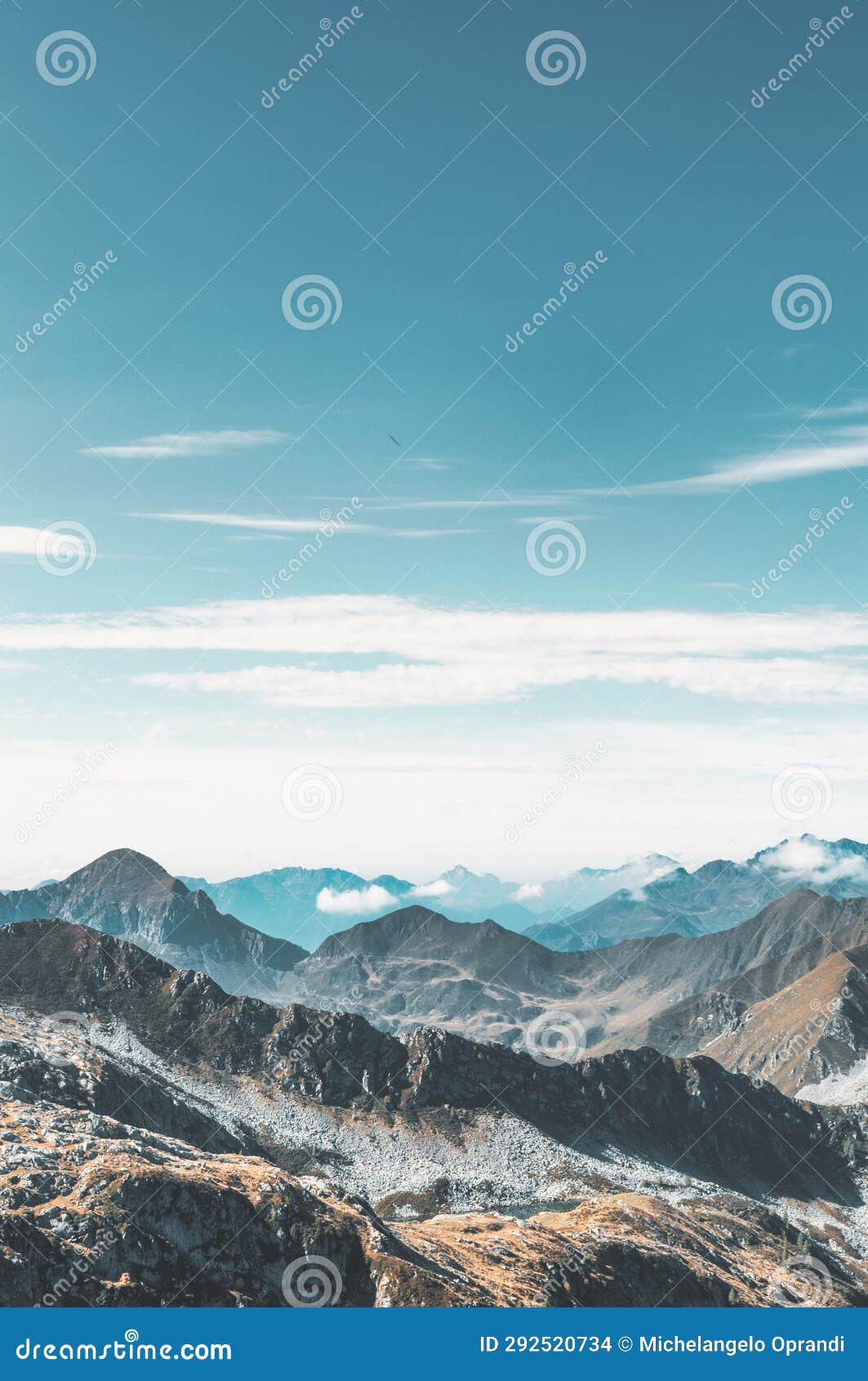 Dry alpine landscape stock photo. Image of season, mountains - 292520734