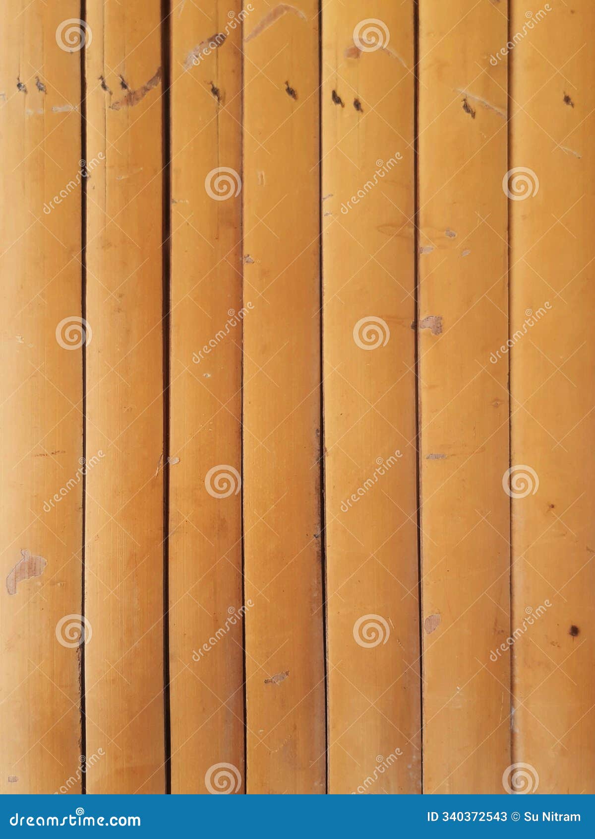 Dry Bamboo Background. Close Up Wood Planks Texture. View of Thin Brown ...