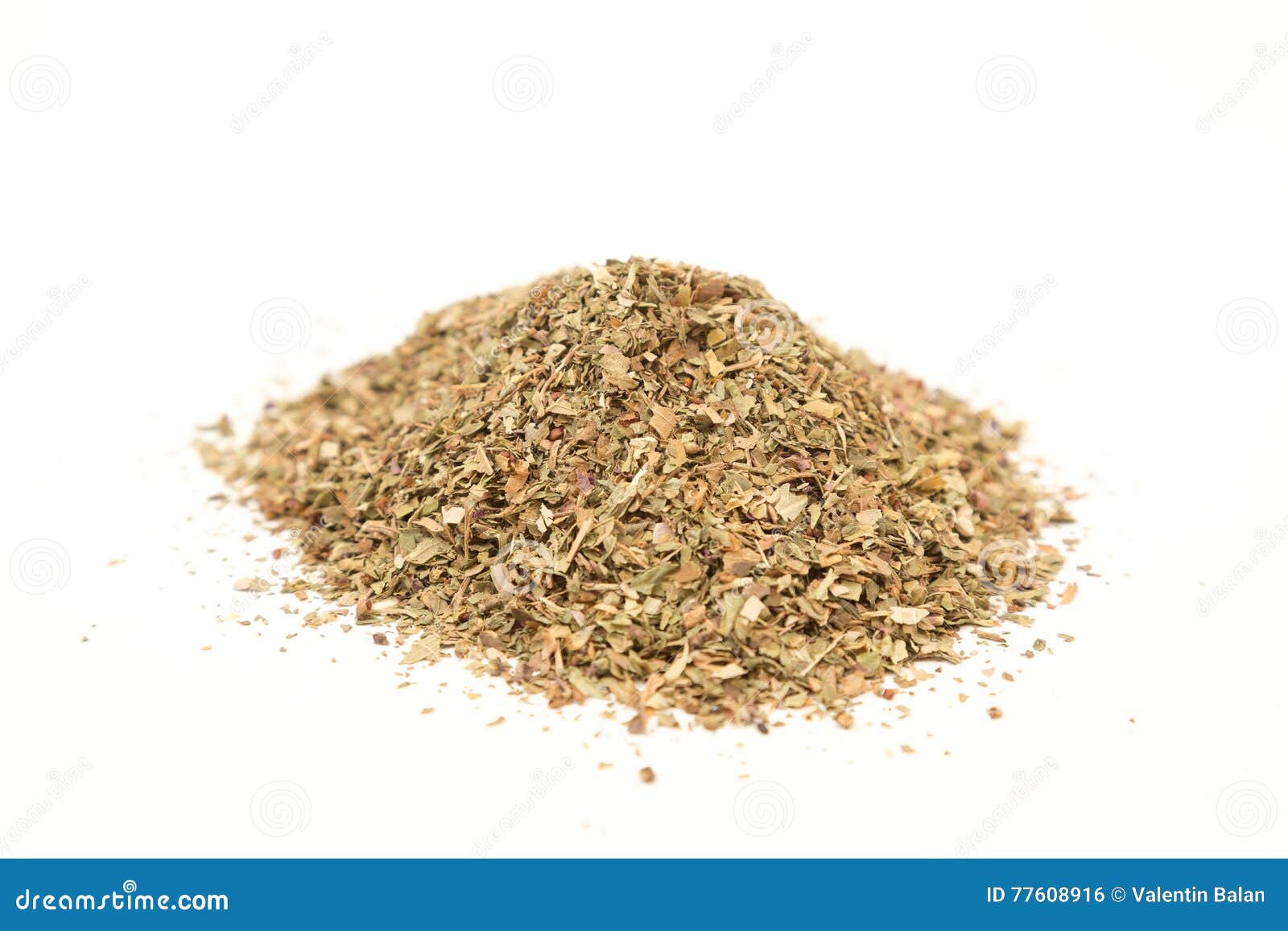 Dry basil stock photo. Image of natural, basil, flavoring - 77608916