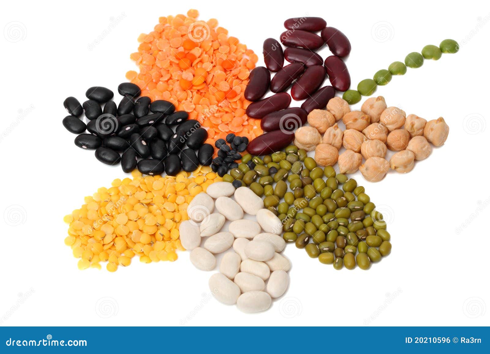 Dry bean products stock photo. Image of isolated, background - 20210596
