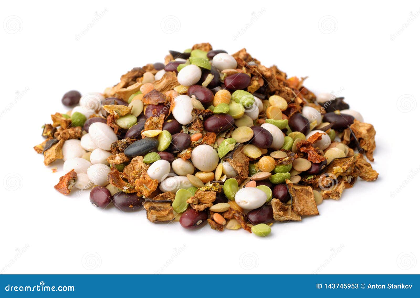 Dry Beans and Vegetables Soup Mix Stock Image - Image of mixed, legume ...