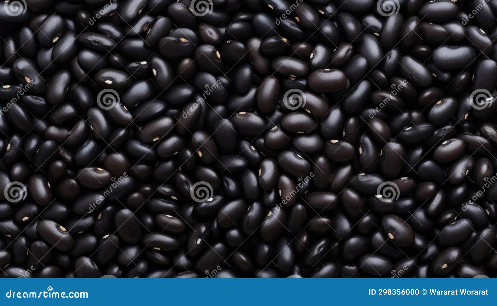 Dry Black Bean Isolated on White Background Stock Illustration ...