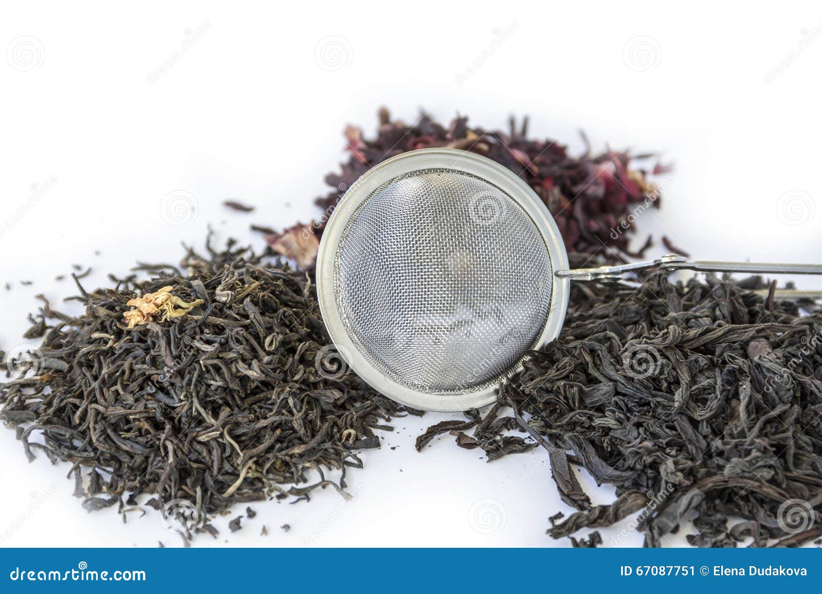 Dry Black, Red and Green Tea Stock Image - Image of green, infusion ...