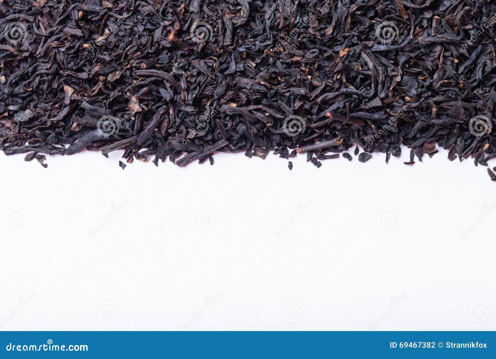 Dry Black Tea Leaves As Texture for Background Stock Photo - Image of ...