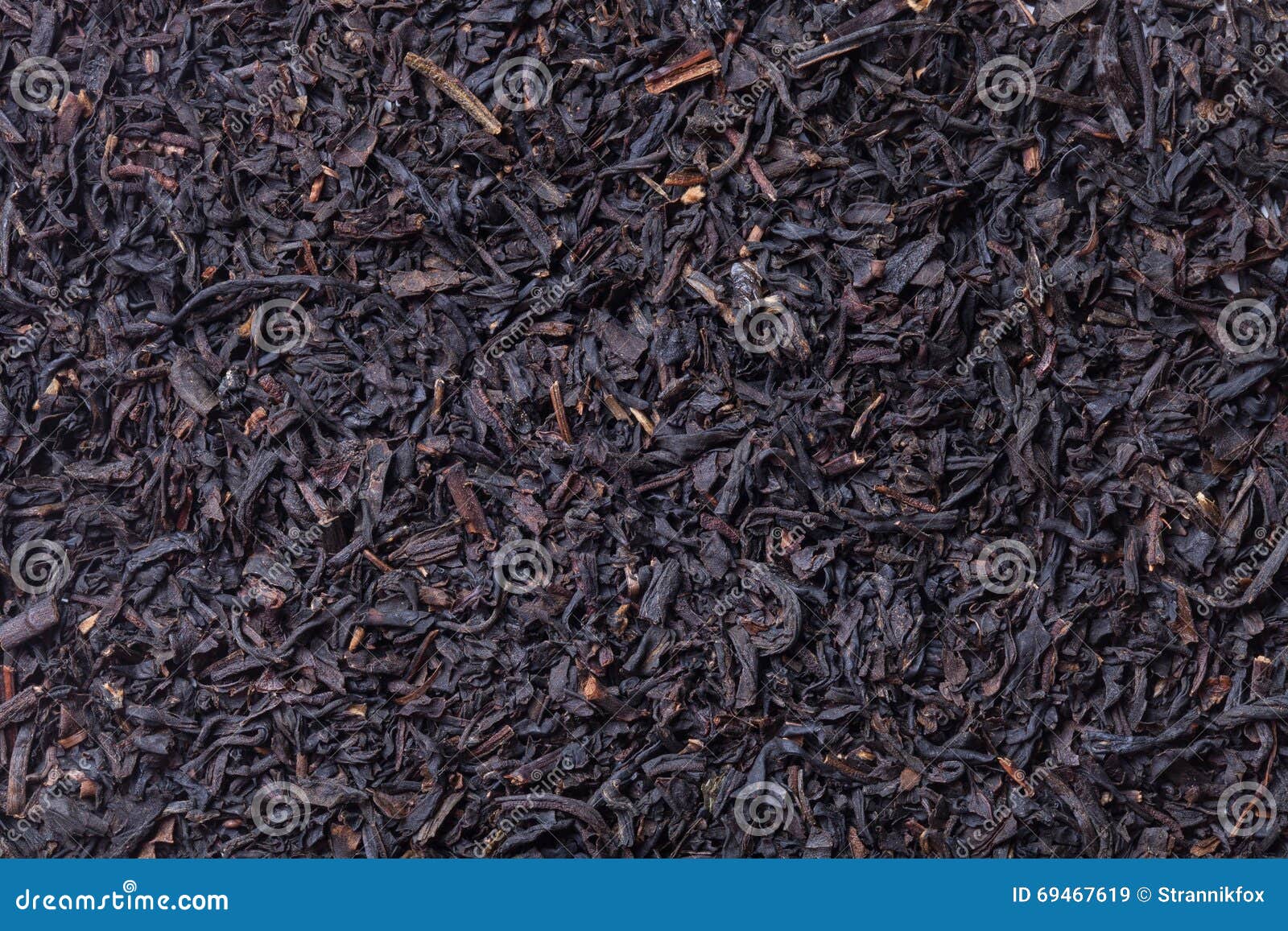 Dry Black Tea Leaves As Texture for Background Stock Image - Image of ...