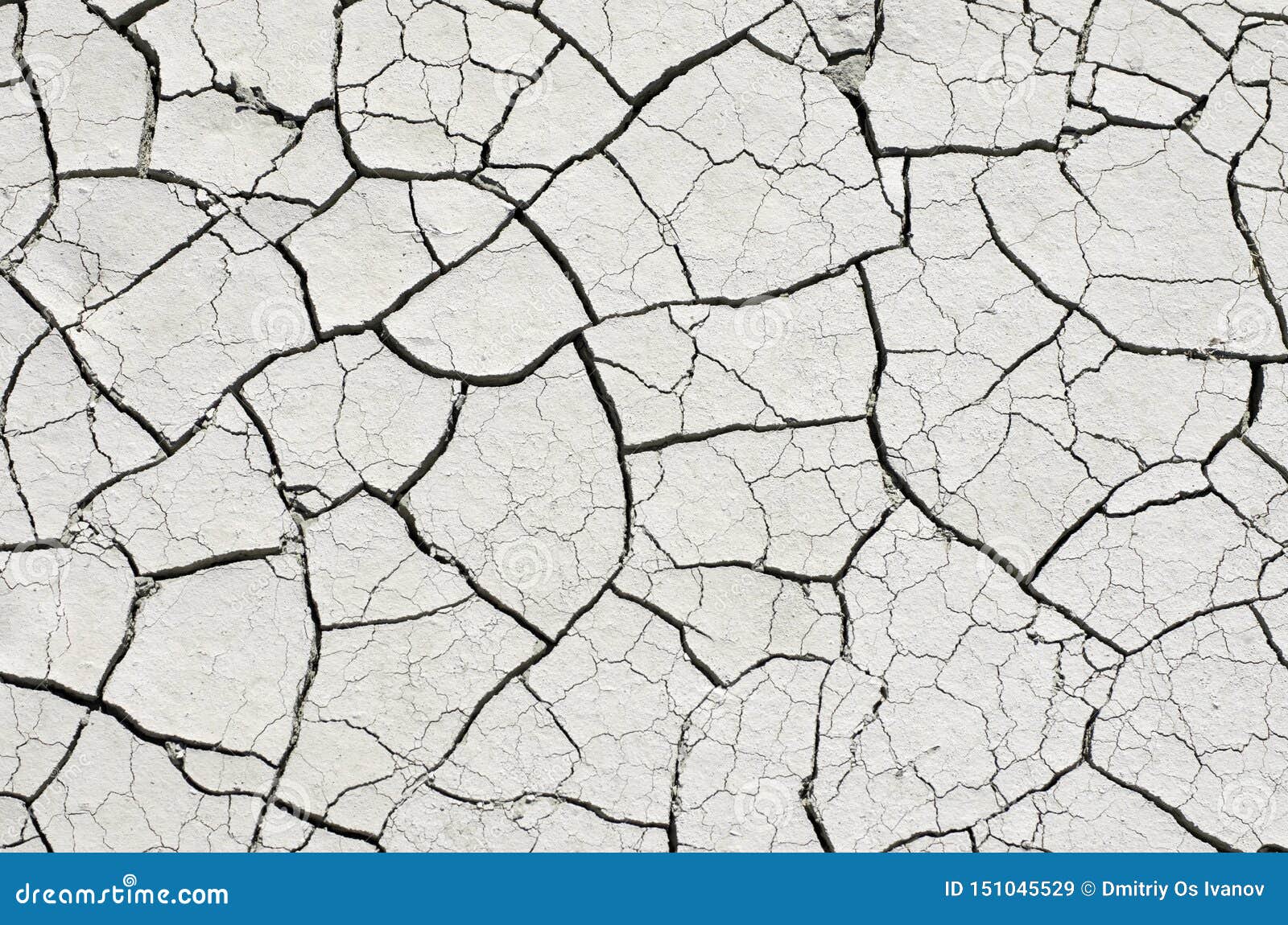 Dry Bleached Earth in Large Cracks Stock Image - Image of dramatic ...
