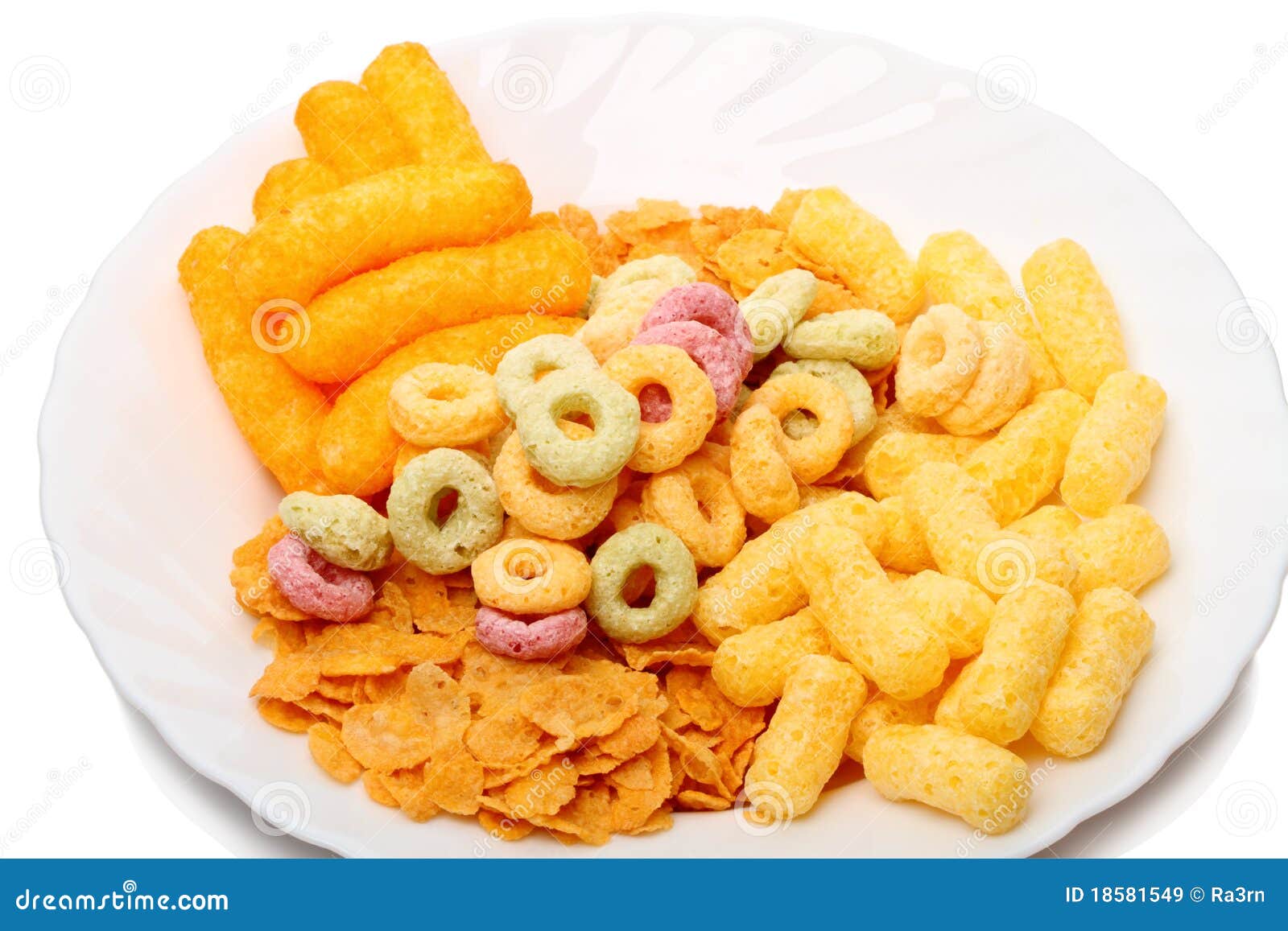 Dry breakfast stock image. Image of unhealthy, chip, fluffy - 18581549
