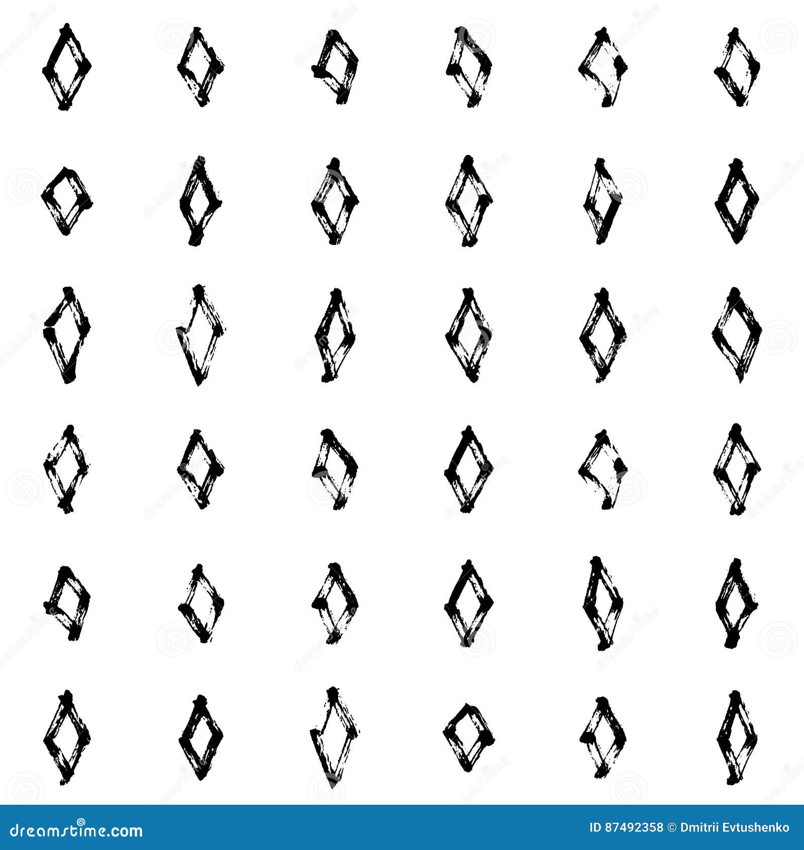 Dry brush pattern stock vector. Illustration of black - 87492358