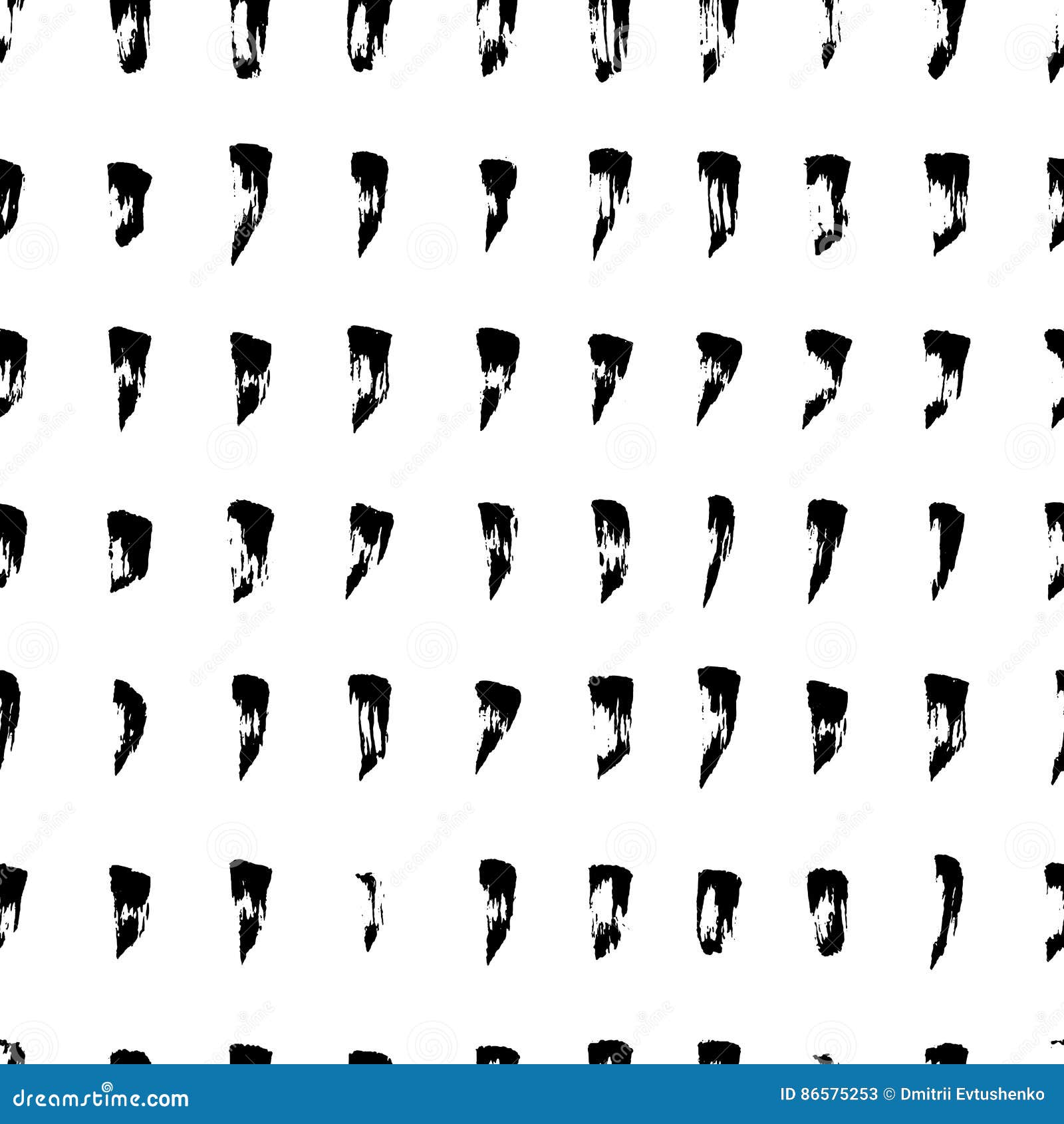 Dry brush pattern stock vector. Illustration of drawn - 86575253