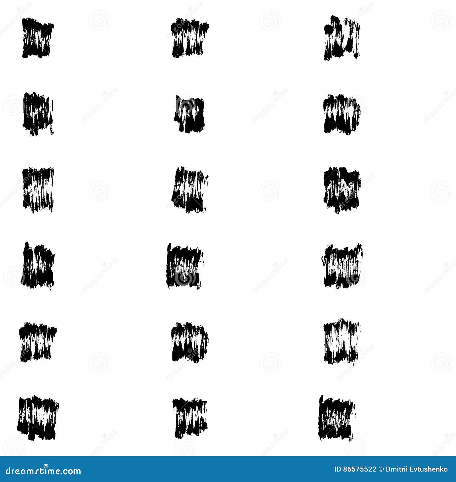 Dry brush pattern stock vector. Illustration of abstract - 86575522