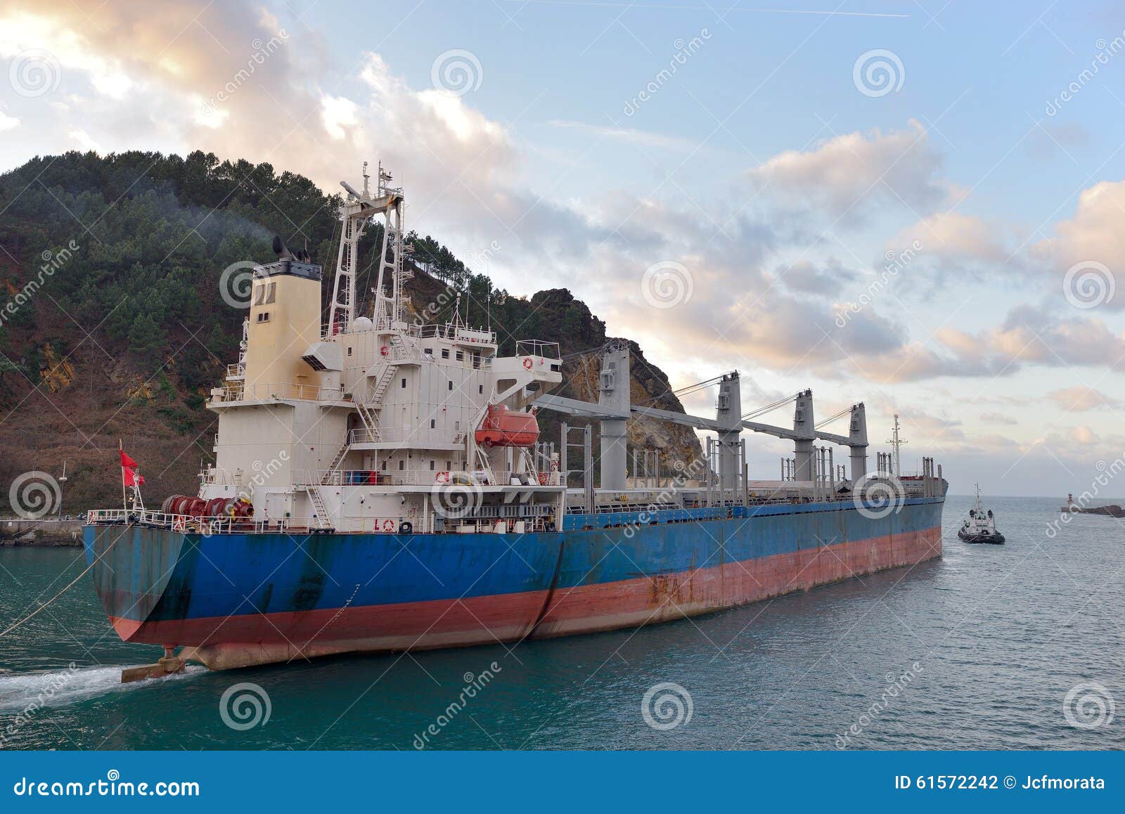 Dry bulk ship stock photo. Image of anchor, pilot, logistic - 61572242