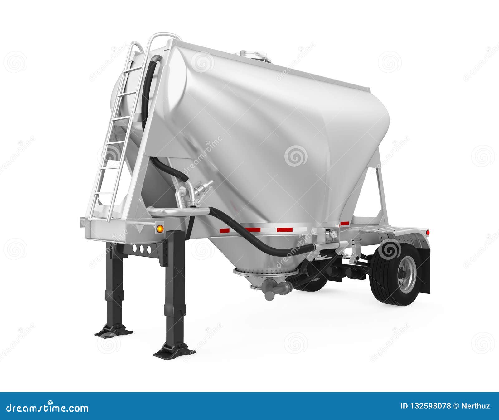 Dry Bulk Trailers Isolated stock illustration. Illustration of tanker ...