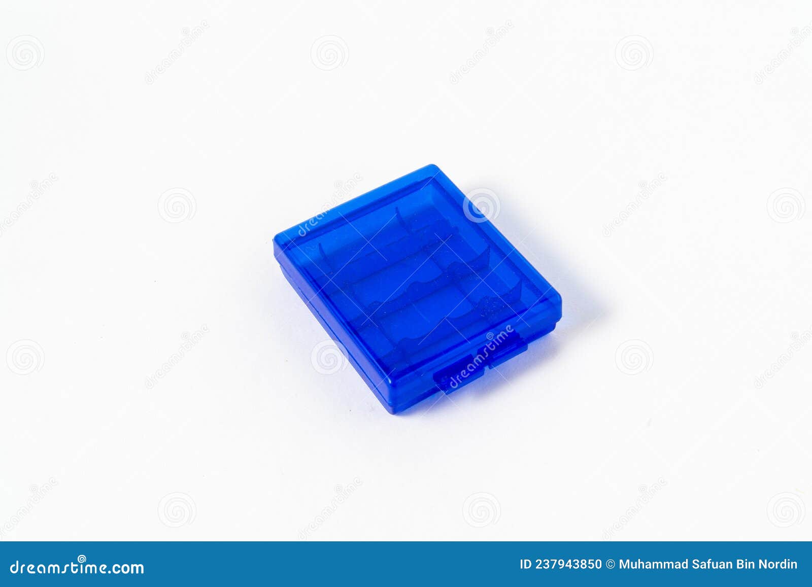 Dry Cell Plastic Container Isolated on White Background Stock Photo ...