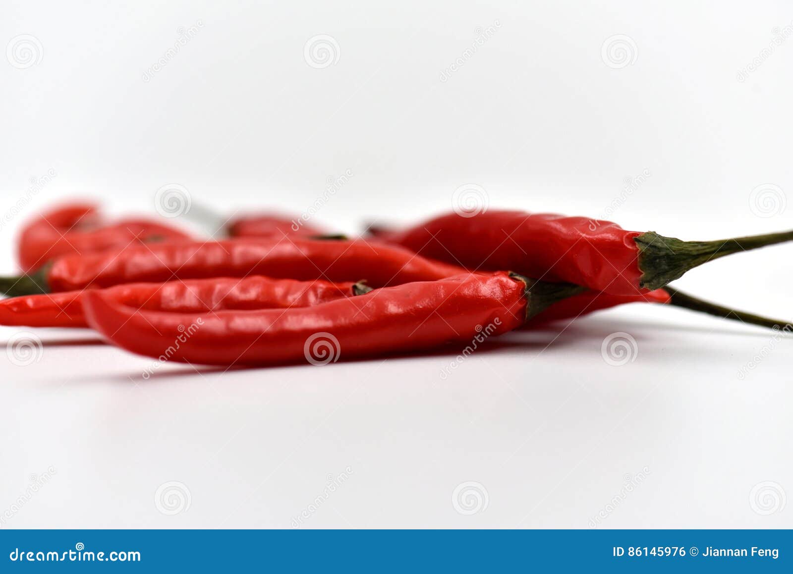 Dry Chilli Peppers Isolated Stock Photo - Image of chilli, fruit: 86145976