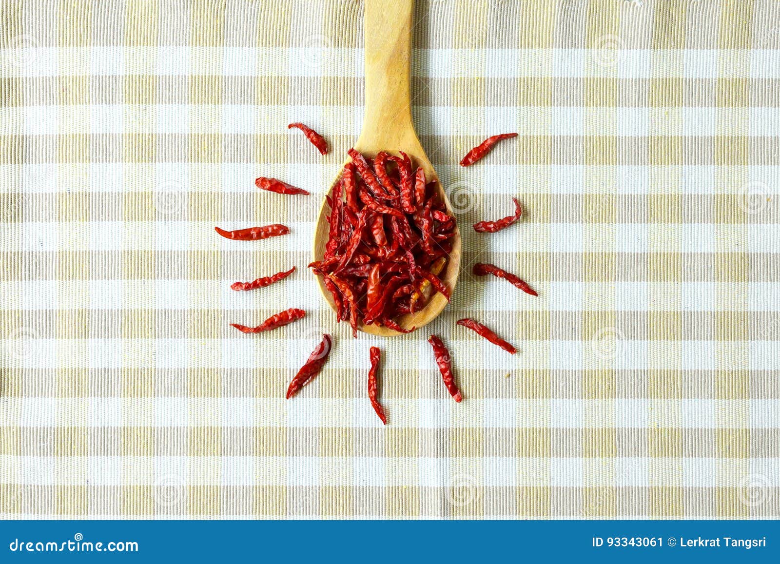 Dry chilli stock image. Image of food, seed, spoon, pepper - 93343061