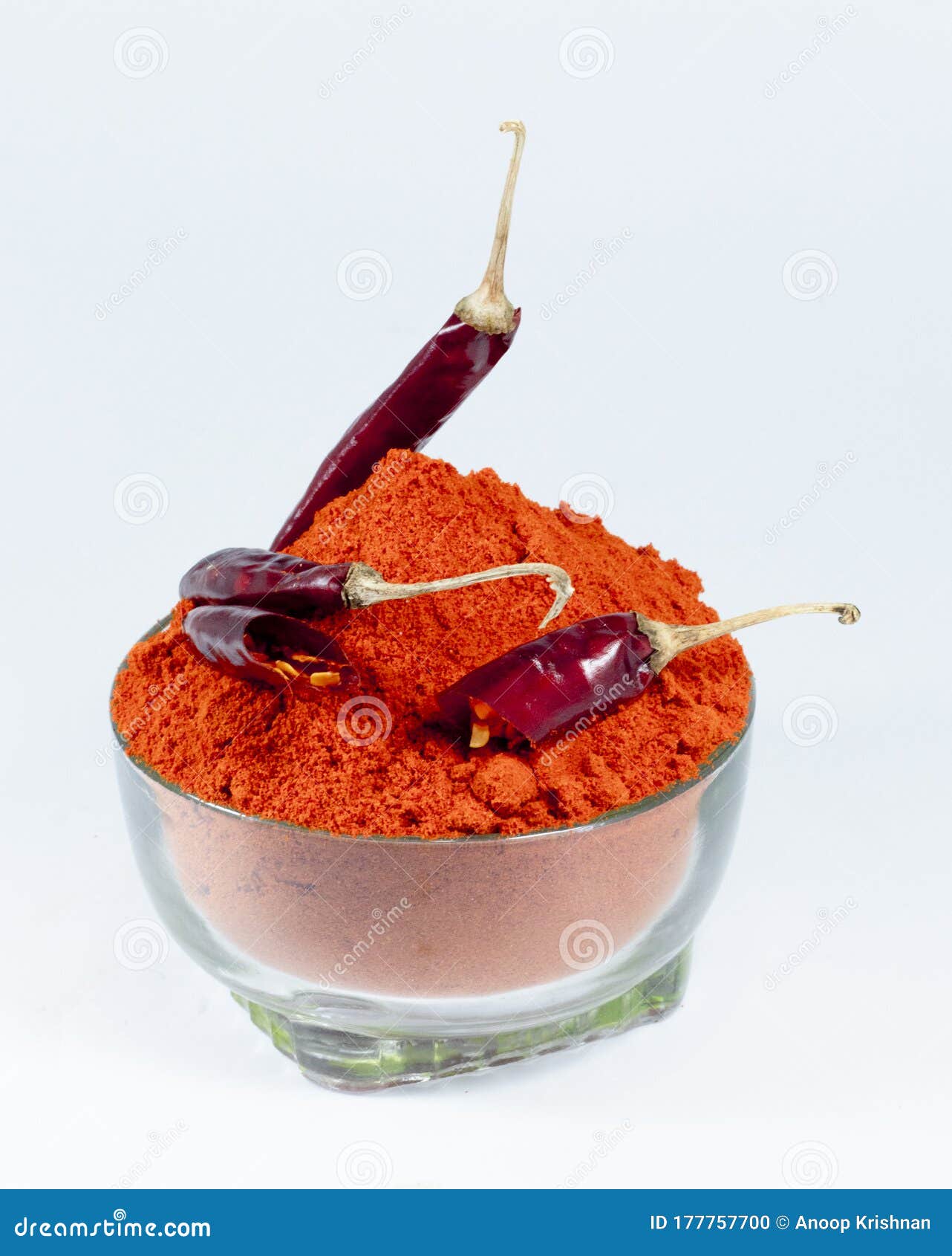 Dry Chilly Powder Indian Spices. Stock Photo - Image of culinary, cook ...