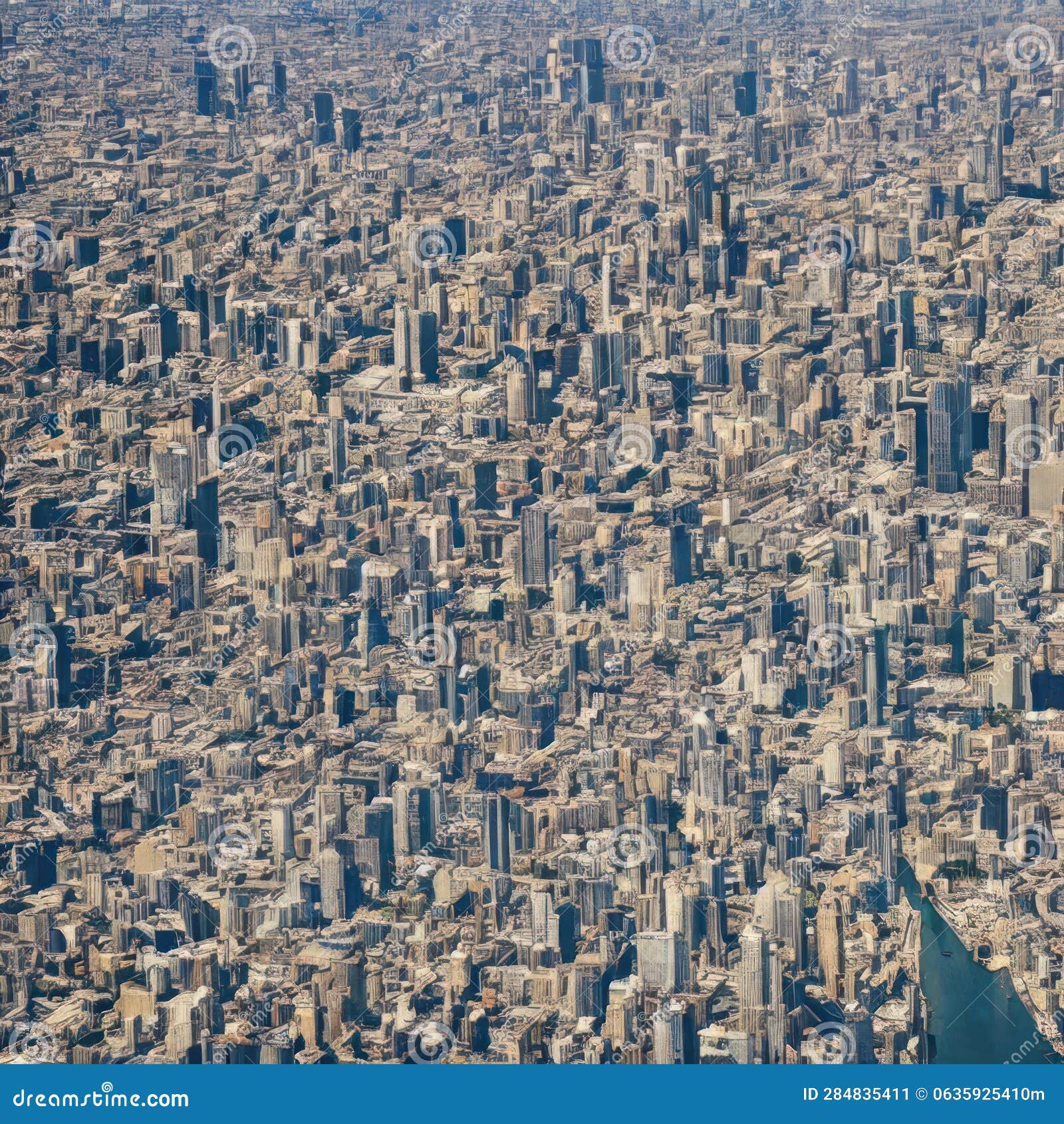 Dry Cities Due To Global Warming Stock Illustration - Illustration of ...