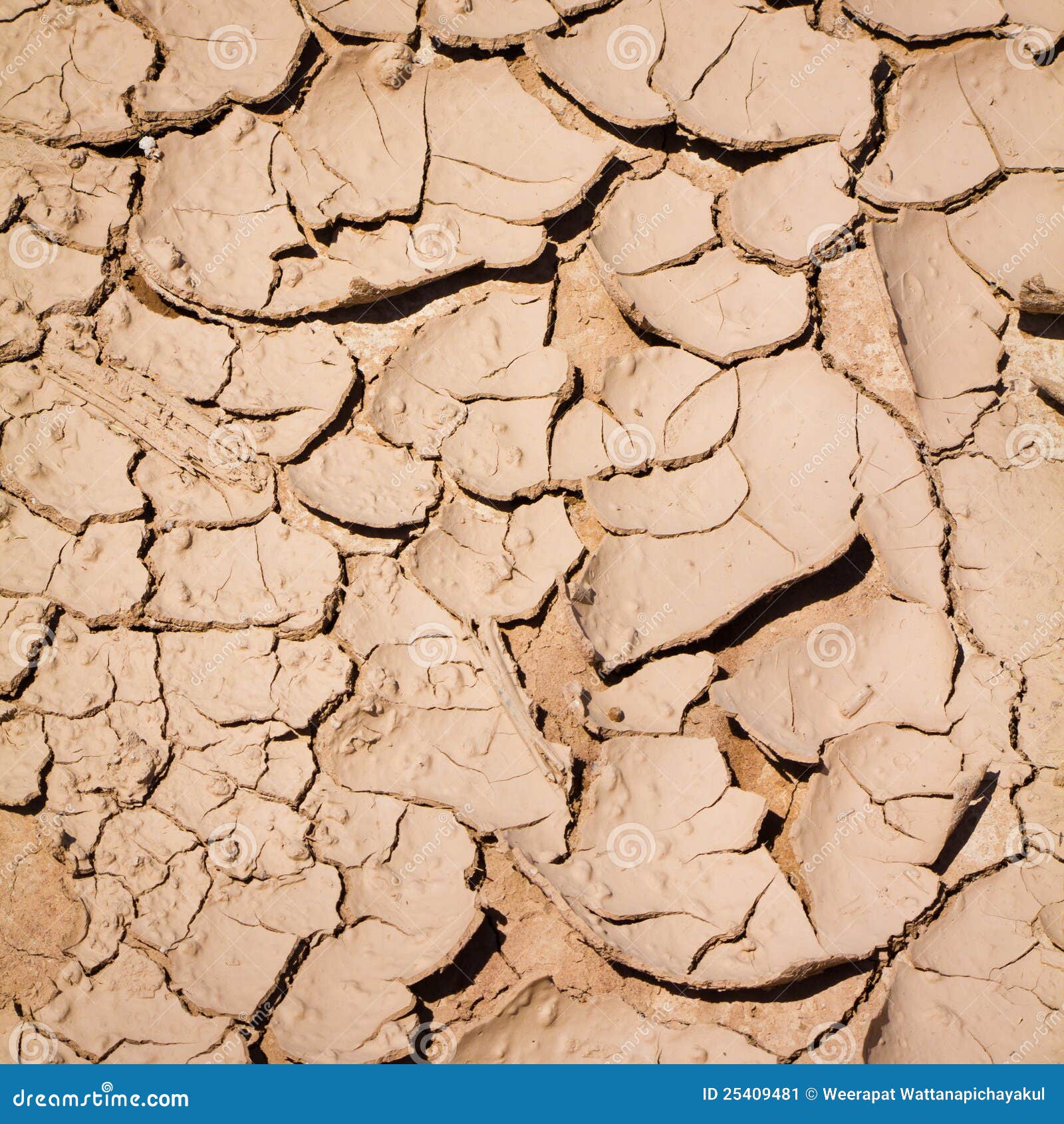 Dry clay stock image. Image of drought, crack, background - 25409481