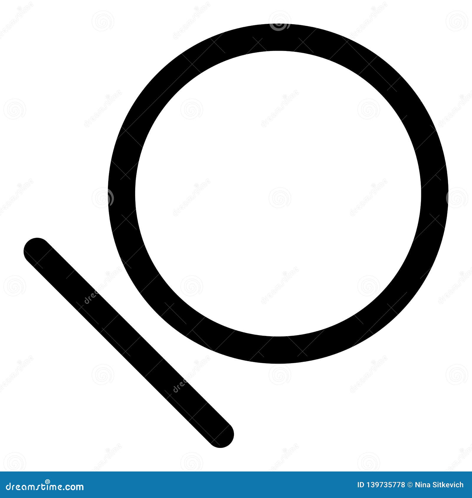 Dry Clean Short Cycle Icon, Outline Style Stock Vector - Illustration ...