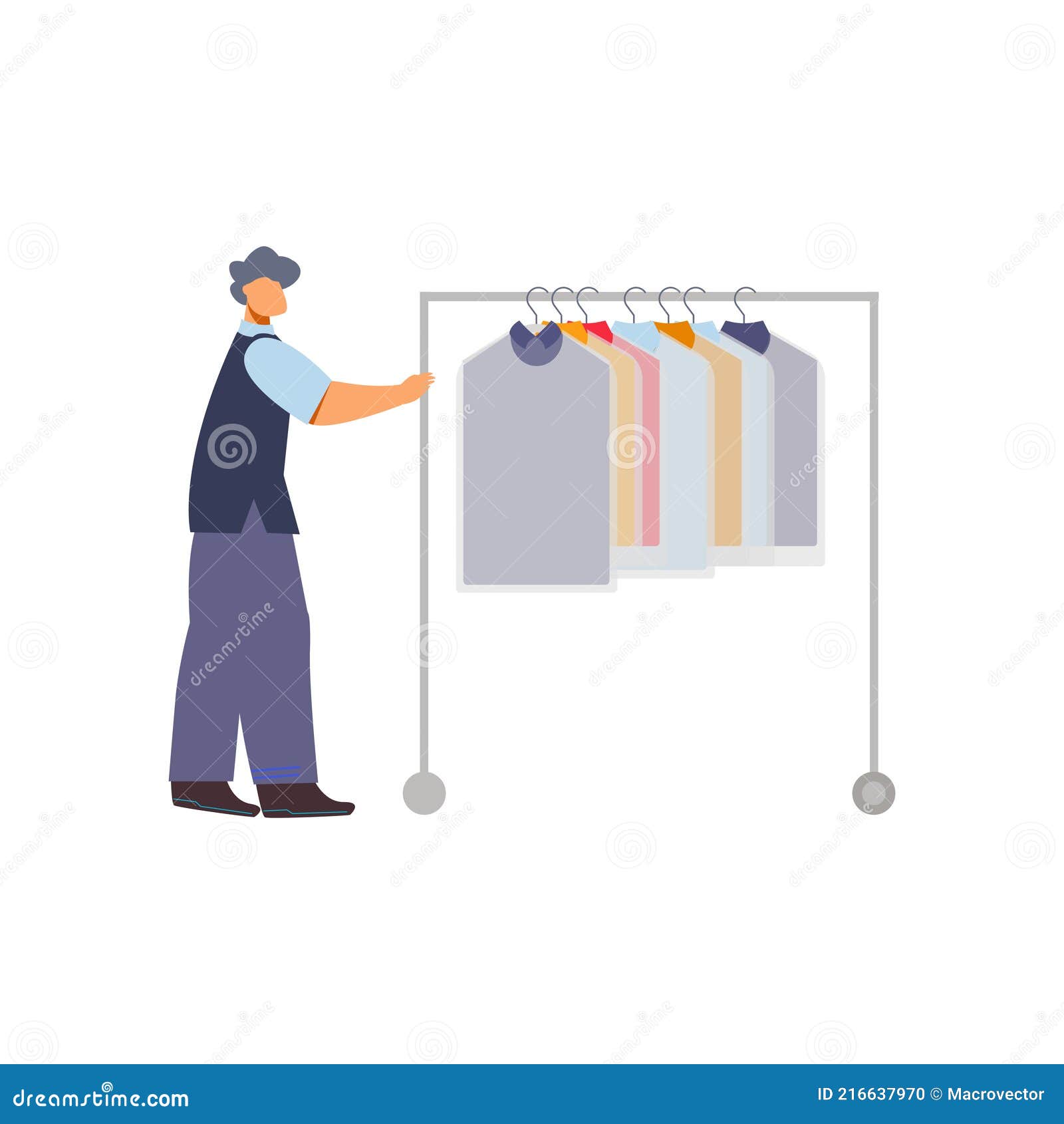 Dry Cleaner Icon stock vector. Illustration of emblem - 216637970