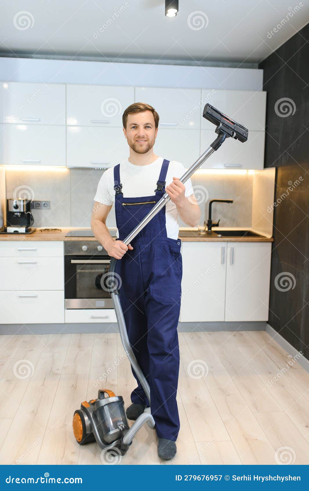 Dry Cleaner& X27;s Employee in Flat Stock Image - Image of cleaning ...