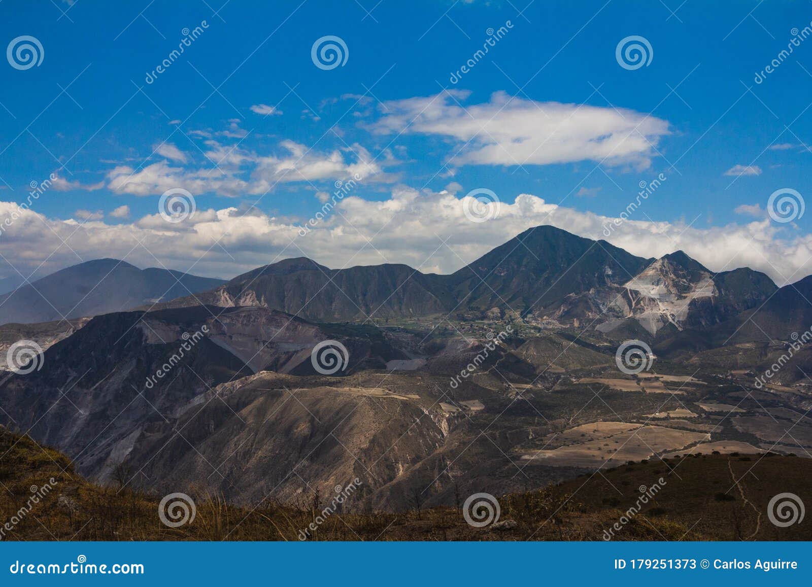 Dry Climate Landscape Destroyed by Mining Stock Image - Image of ...