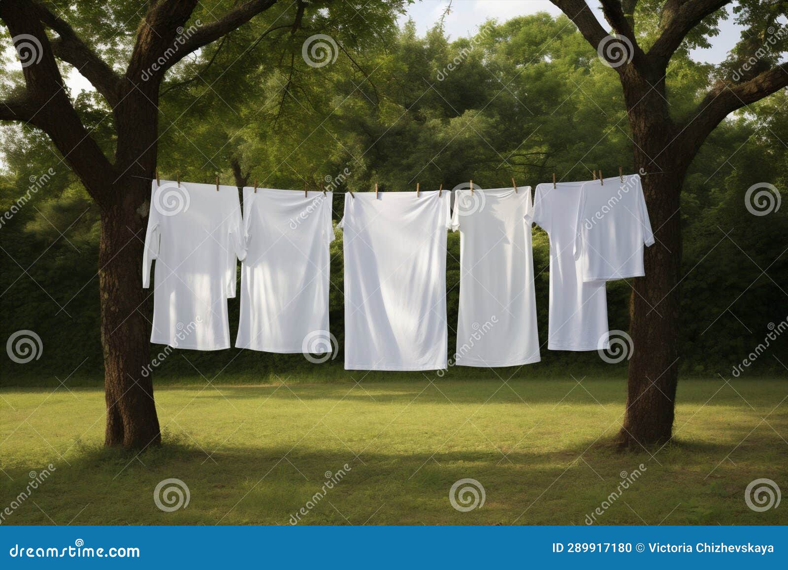 Dry Clothesline Laundry Clothes Line Clean Stock Photo - Image of ...