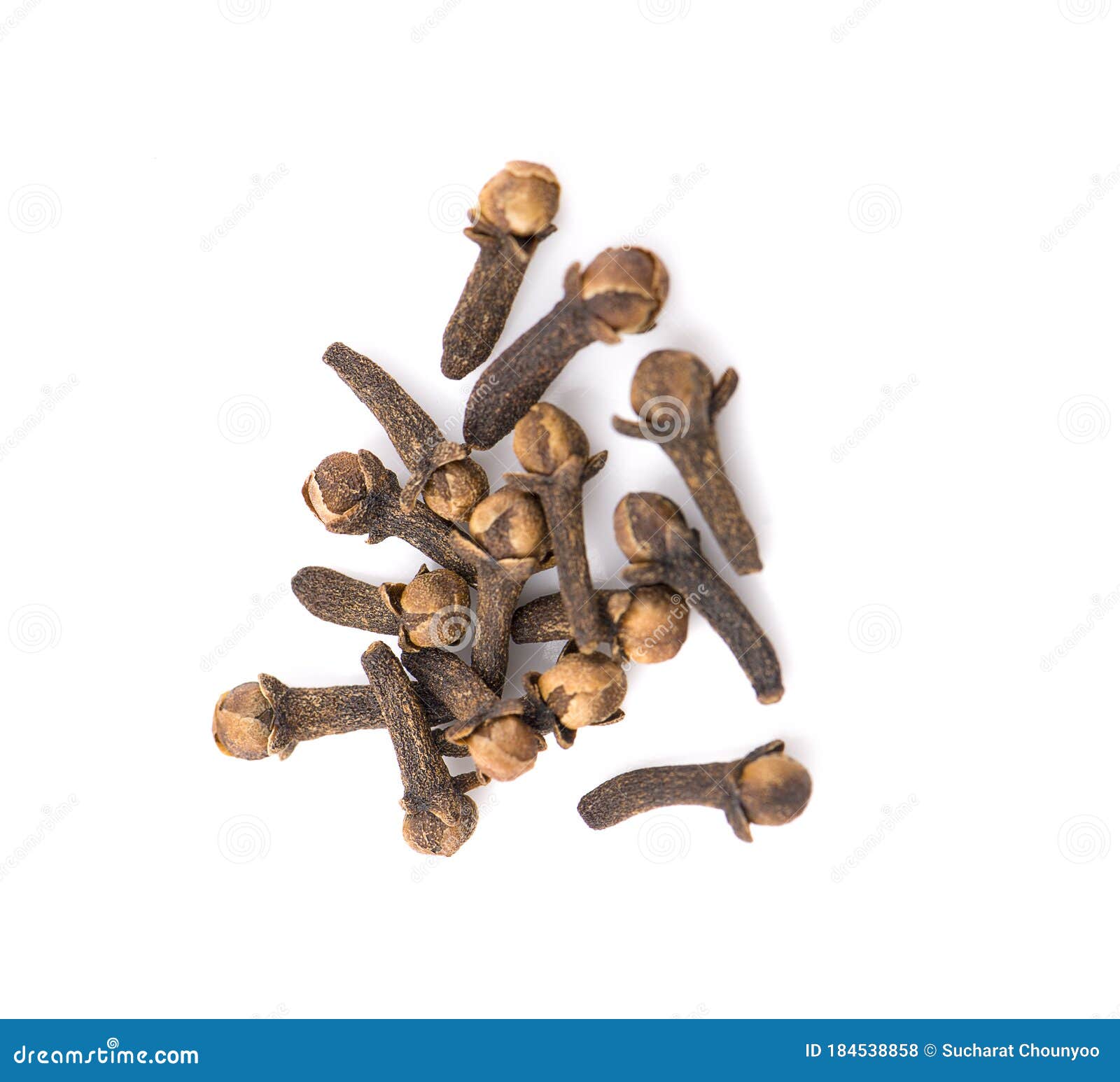 Dry Cloves an Isolated on White Background Stock Photo - Image of ...