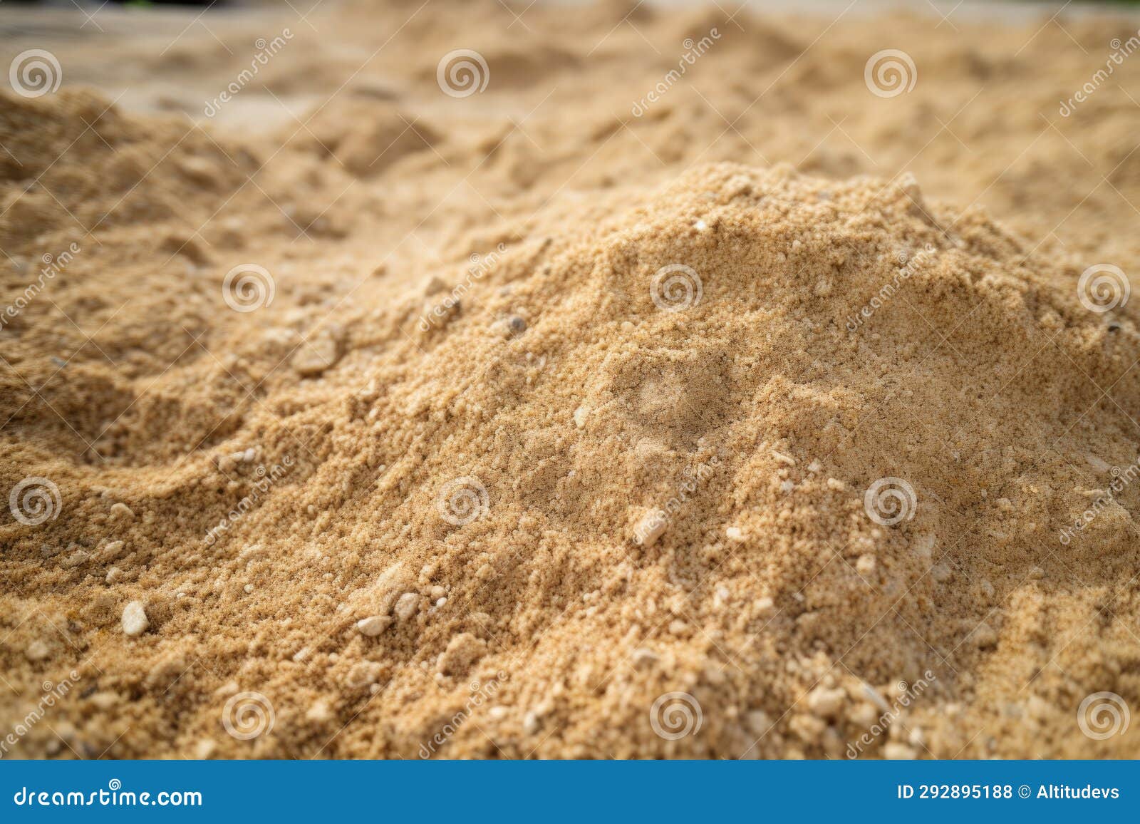 Dry, Coarse Sand Used for Soil Amendment Stock Photo - Image of nature ...